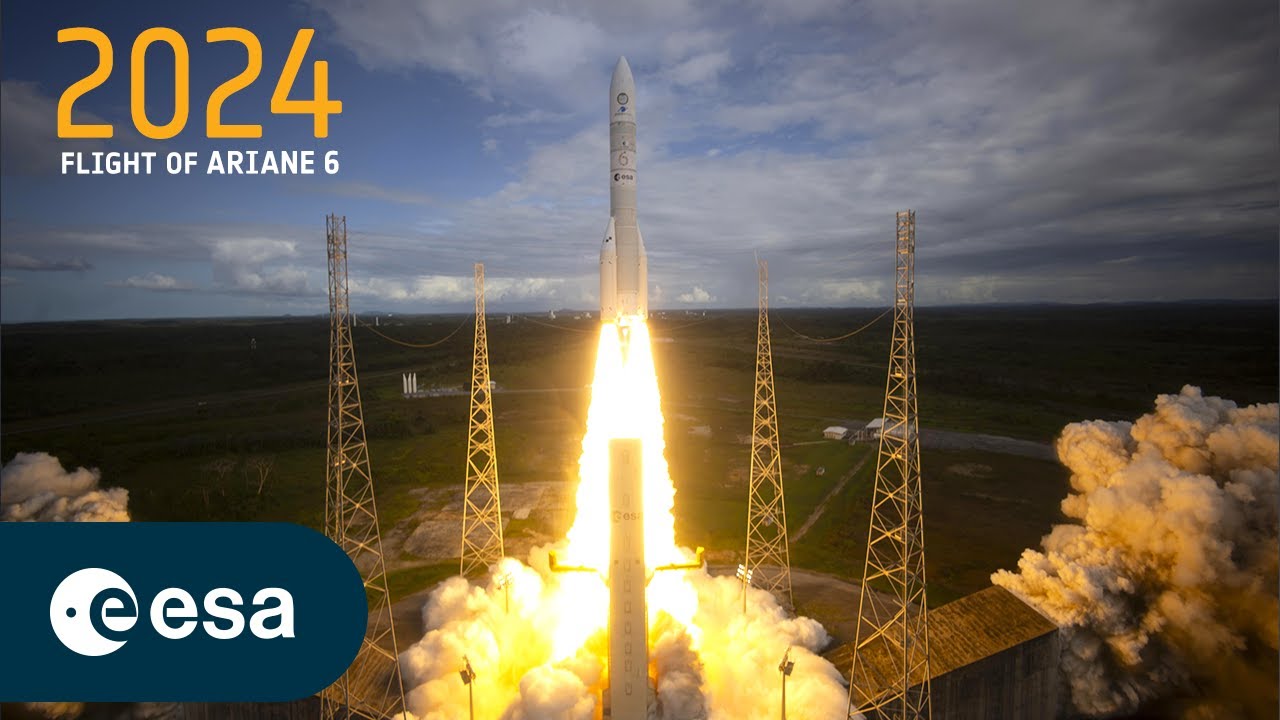 ESA 2024 Highlights: flight of the Ariane 6 - Video Kidibot