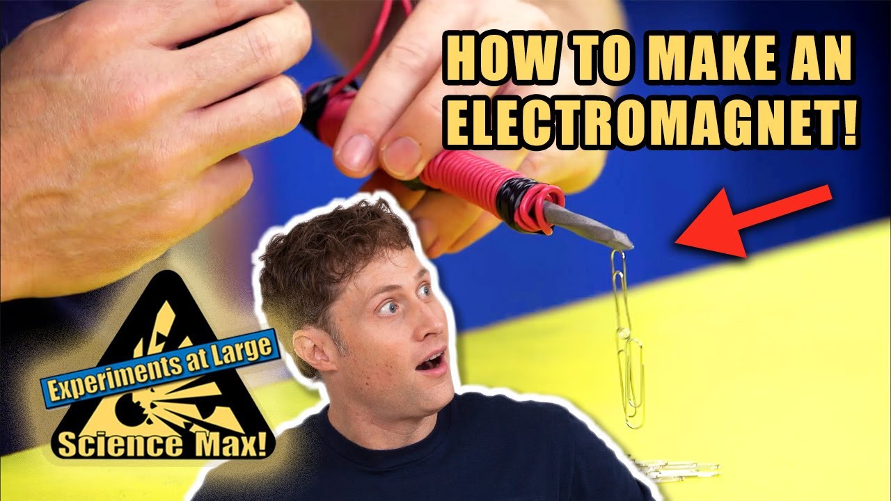 How to Make an Electromagnet | Science Experiments You Can Do at Home ...