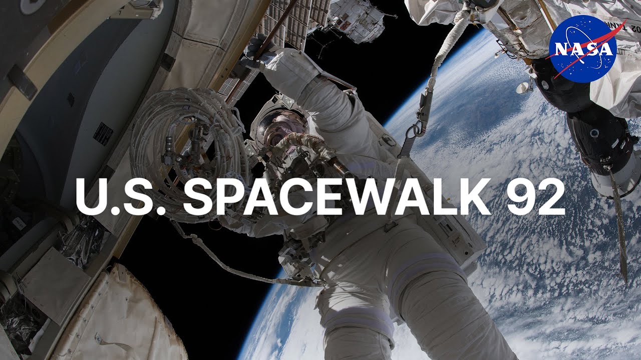 US Spacewalk 92 with Astronauts Butch Wilmore and Suni Williams ...