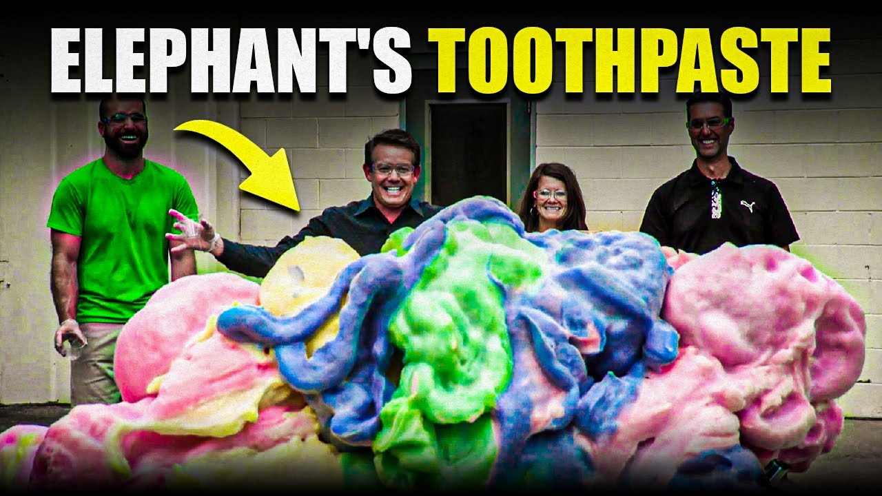 Giant Elephant's Toothpaste ??? - Video Kidibot