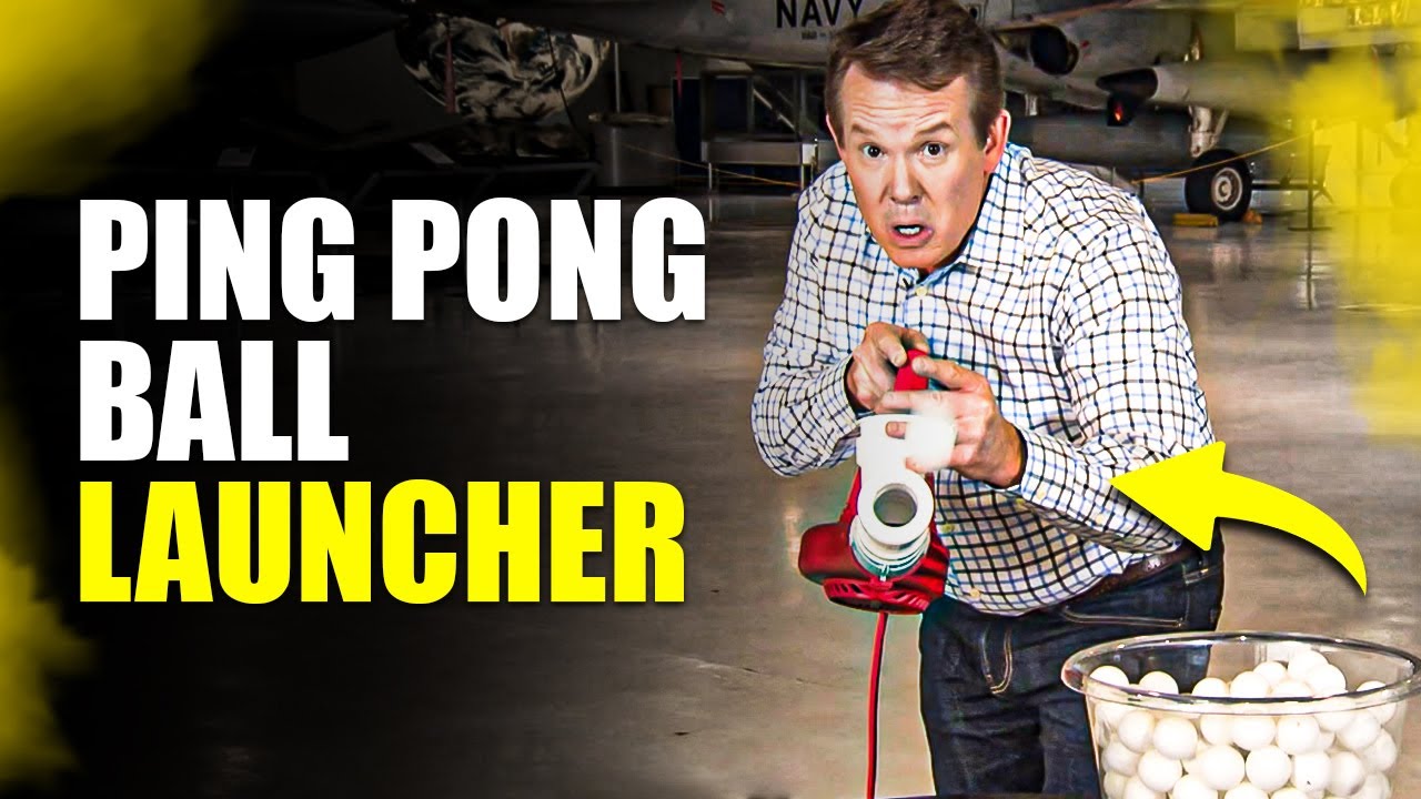 How To Make A Ping Pong Ball Launcher - Video Kidibot