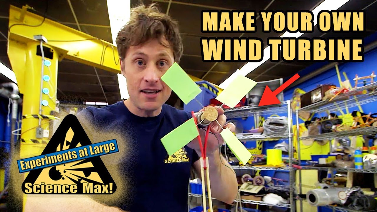 How to Make a Wind Turbine | Home Science Experiments | Science Max - Video Kidibot